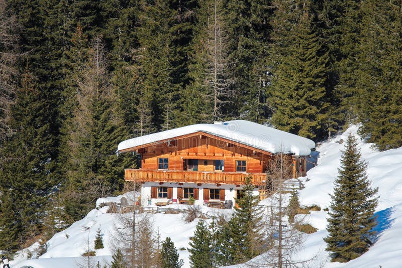 House in Alps, Tirol stock photo. Image of mountain, tirol - 65133940