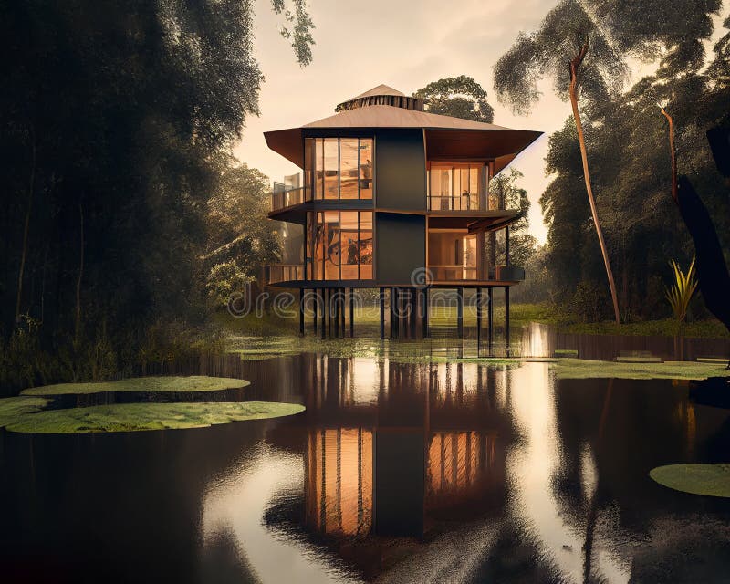 House in the Amazon Ecological and Sustainable with the Environment and ...