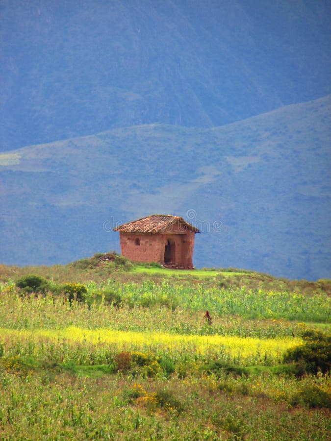 House Around the Countryside, Cusco, Peru Stock Photo - Image of house ...