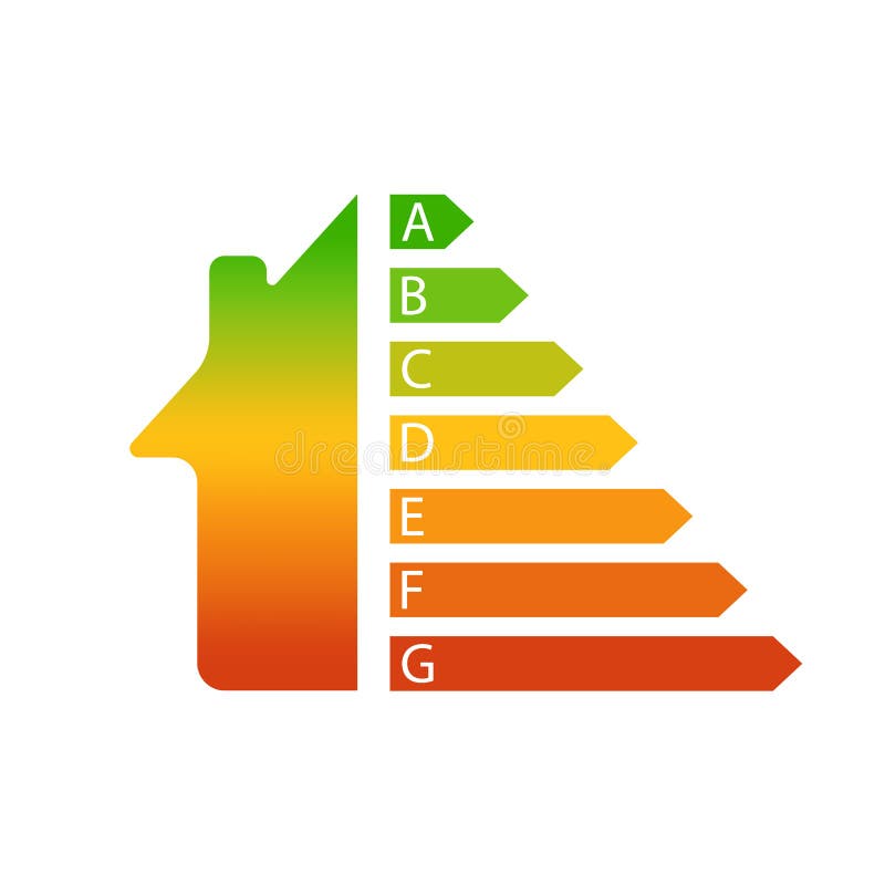 Energy Efficiency As House Bar Graph Stock Illustrations – 16 Energy ...