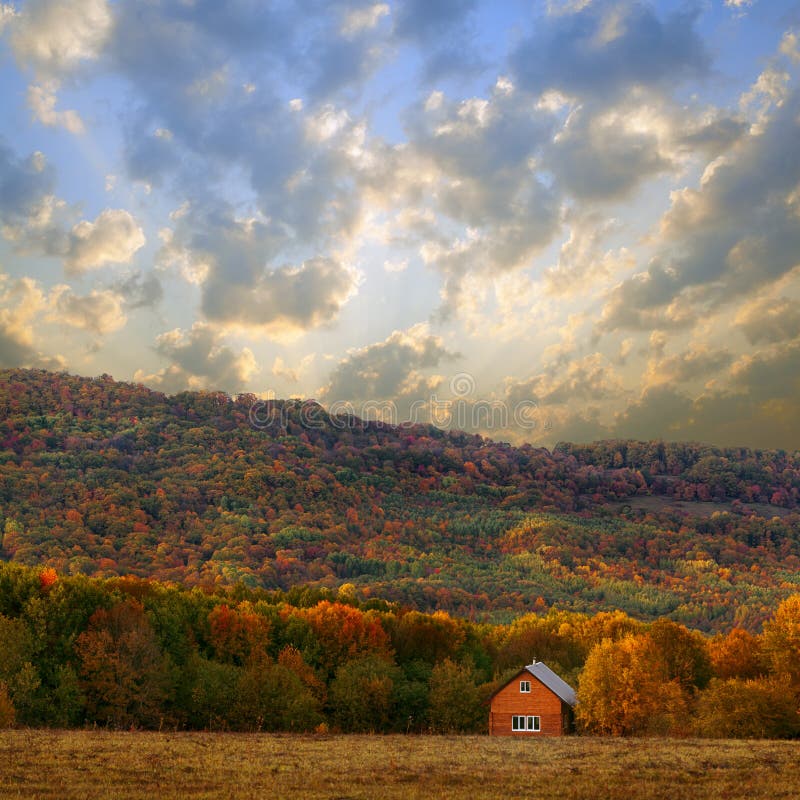 Breathtaking Colorful Fall Landscape Stock Photo - Image of travel ...