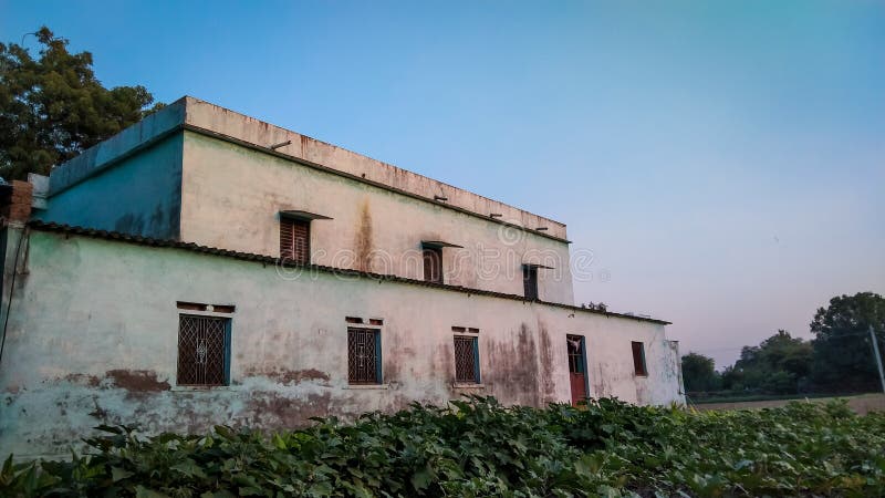 House Back View, Old Building House Ruins Stock Photo - Image of orange ...