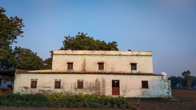 House Back View, Old Building House Ruins Stock Image - Image of person ...