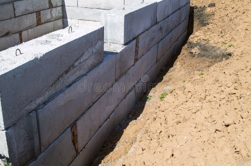 House base stock image. Image of material, cinder, blocks - 48820911