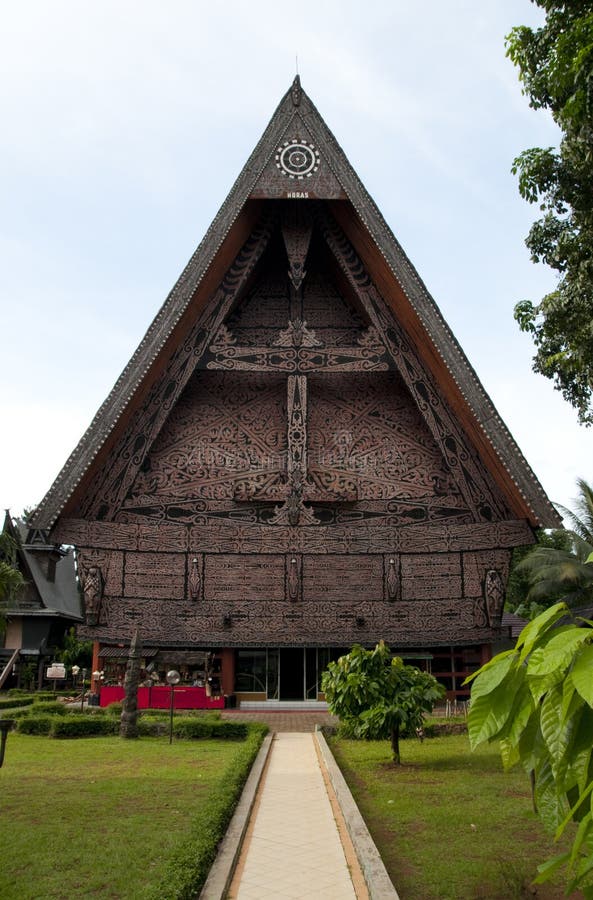 An Ancient House of Tribe Batak Stock Photo - Image of tribe, house ...