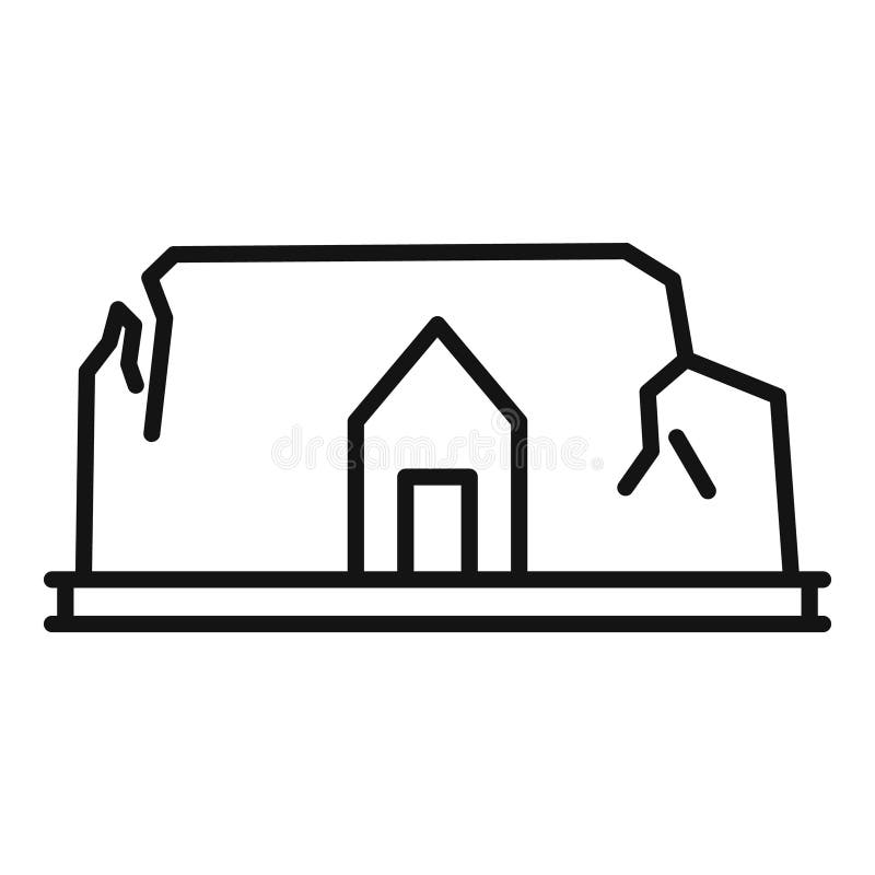 House Being Demolished by a Demolition Crane Stock Illustration ...