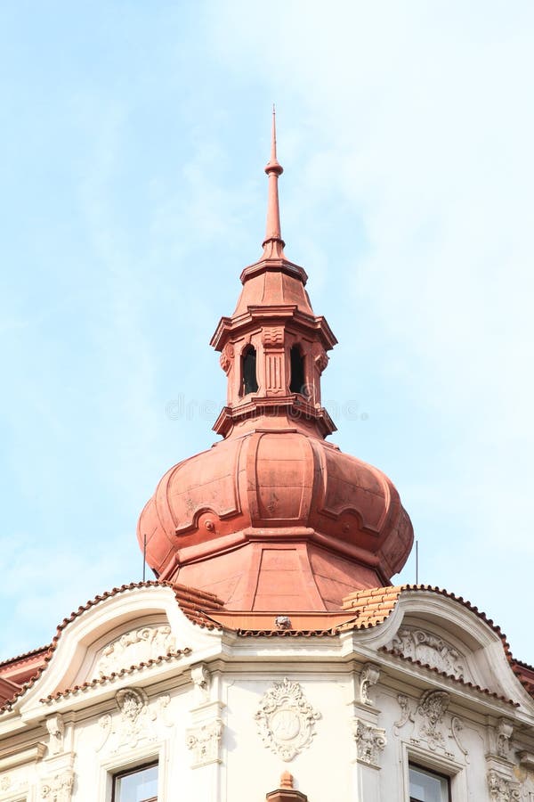 House with belfry stock photo. Image of tower, death - 55658528