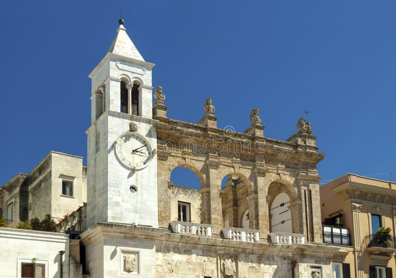 House with a Bell Tower and Clock Stock Image - Image of bell ...