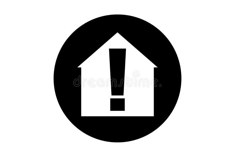 Exclamation House Logo Stock Illustrations – 133 Exclamation House Logo ...