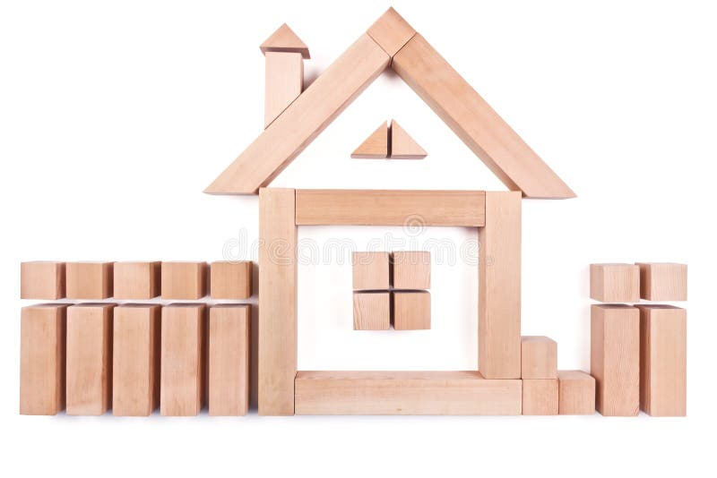 House of blocks stock image. Image of model, concept - 79909527