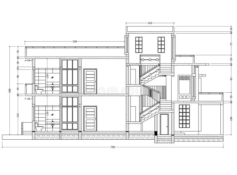 House blueprint stock image. Image of graphic, draft - 84932141