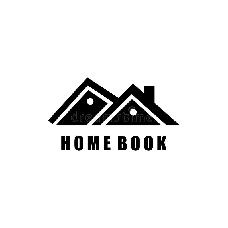House Book Logo Design Vector Abstract Illustration Stock Vector ...