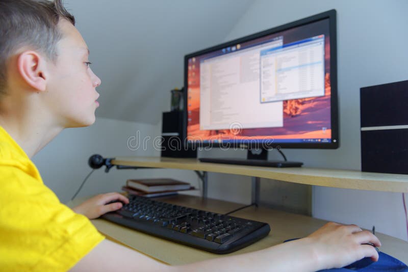 House stock photo. Image of studying, male, indoors, teenage - 73985912