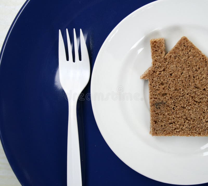 The house from bread. stock photo. Image of bread, house - 6381374