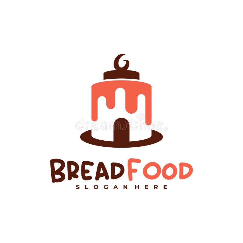 House Bread Food Logo Vector Template, Creative Bread with Home Logo ...