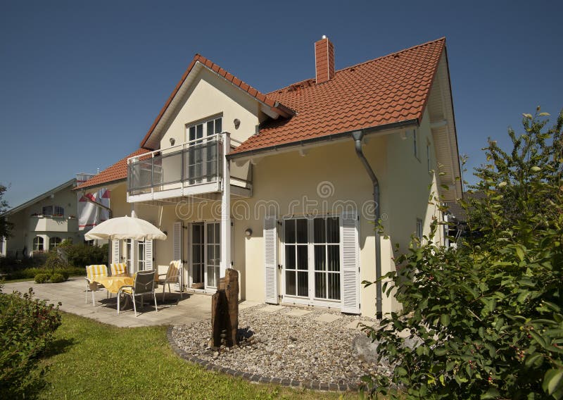 House 1 at Building Exhibition in Munich. Germany Stock Image - Image ...