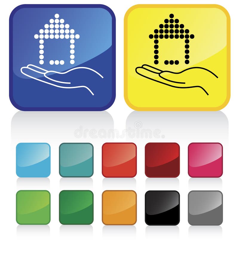 Round House Button Stock Illustrations – 6,930 Round House Button Stock ...