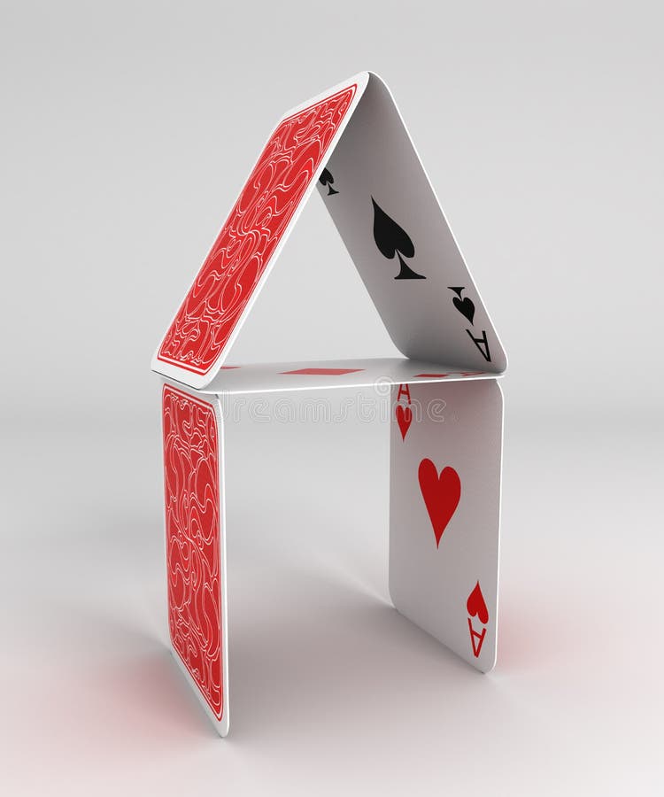 House of cards stock illustration. Illustration of playing - 24249961