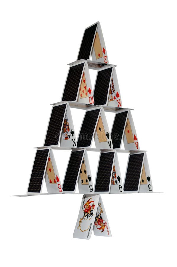 House of cards stock photo. Image of reliability, business - 6096272