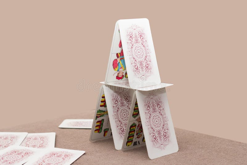 House of cards stock image. Image of closeup, house, static - 85683847