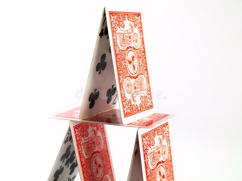 Card House stock image. Image of group, hobby, exhibition - 5404051