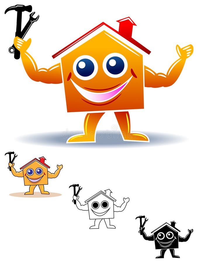 House cartoon stock vector. Illustration of cartoon, project - 86727316