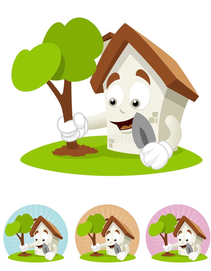 Cartoon House Mascot Stock Illustrations – 10,183 Cartoon House Mascot ...