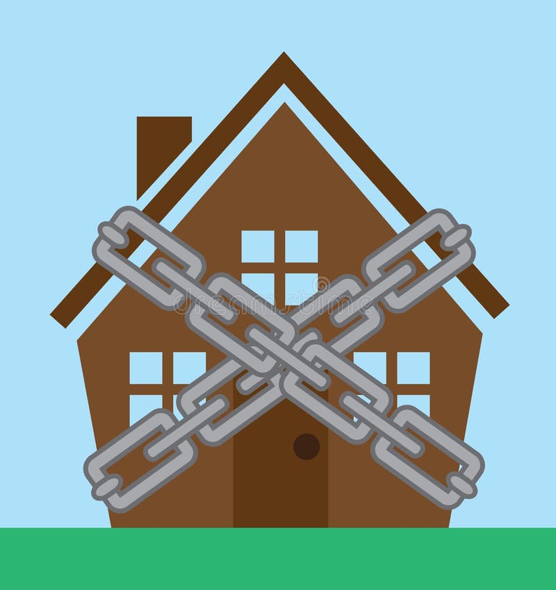 House Chains stock vector. Illustration of access, home - 33771551