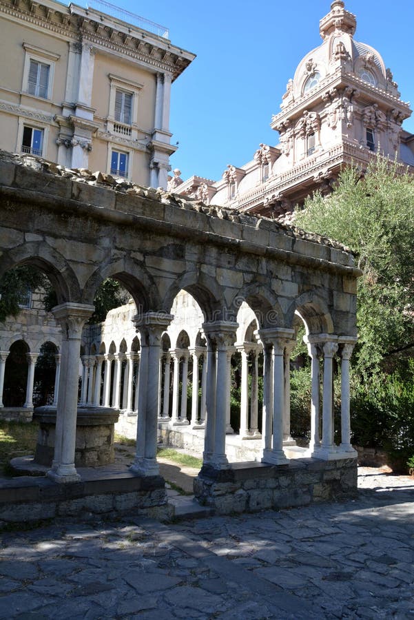 House of Christopher Columbus, Genoa, Italy Stock Photo - Image of ...