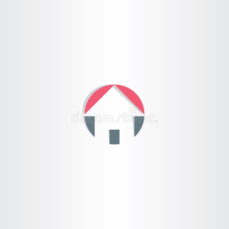House circle icon element stock vector. Illustration of abstract ...
