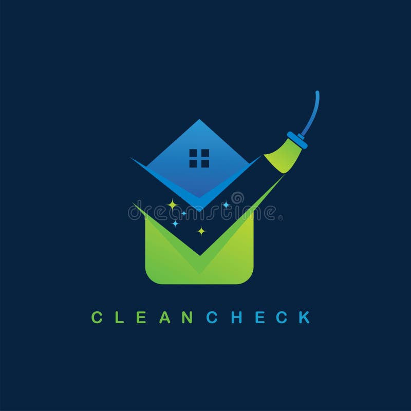 House Cleaner Icon Vector Logo Concept Design Template Stock Vector ...