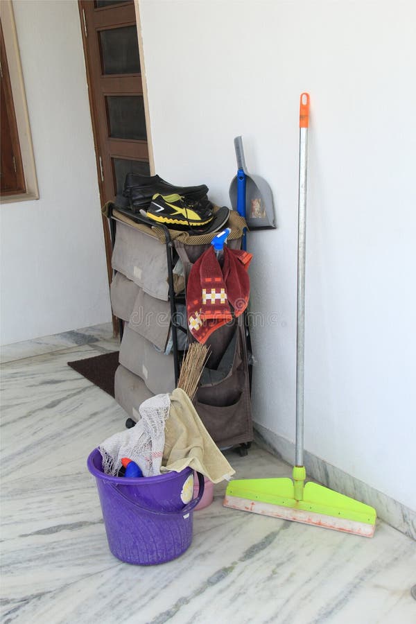 House Cleaning tools stock image. Image of cleanliness - 55639559