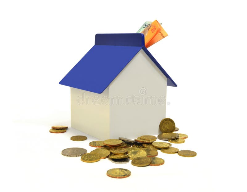 House and coins stock image. Image of house, rent, finance - 30754663
