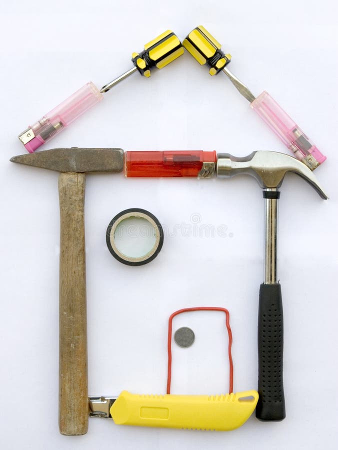 Tools House stock photo. Image of isolated, construction - 3811482