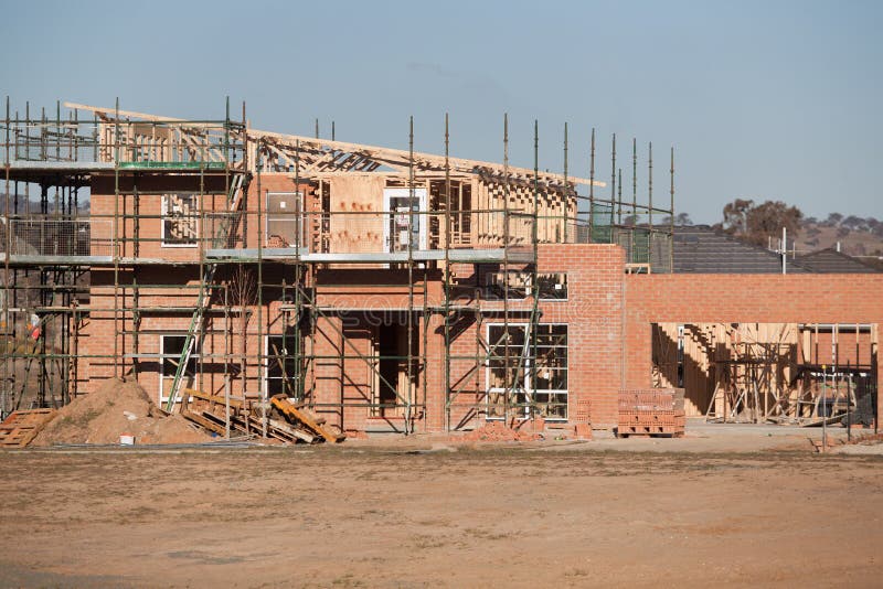House Construction stock image. Image of worksite, frame - 20050687