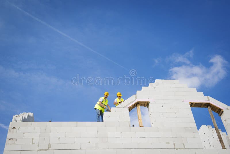 House construction stock photo. Image of craftsman, preform - 38497726