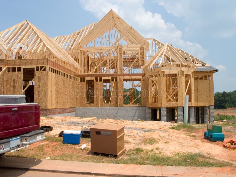 House construction stock image. Image of agent, estate - 703335