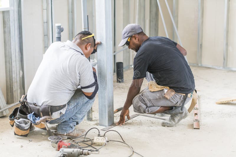 Nice House Construction African at Work Industry Stock Image - Image of ...