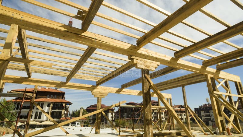 House Construction Frame stock photo. Image of building - 107684274