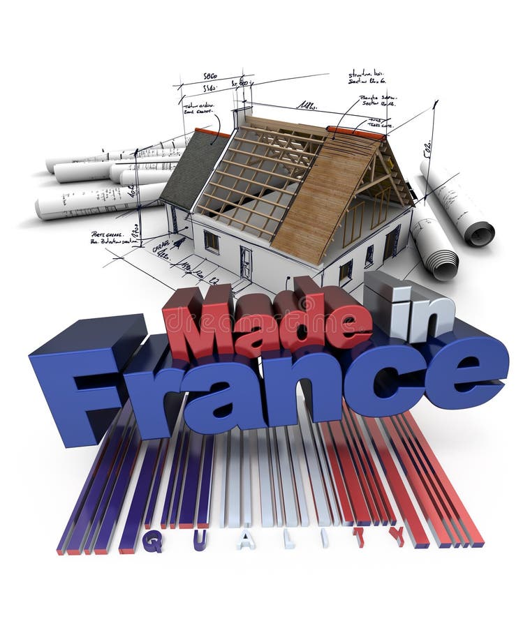 House Construction Made France Stock Illustrations – 13 House ...