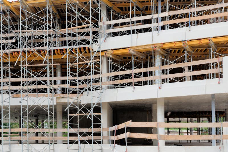 House Construction Renovation and Repair Stock Photo - Image of blue ...