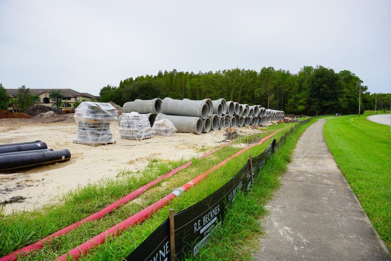 A house construction site editorial stock image. Image of manufacture ...