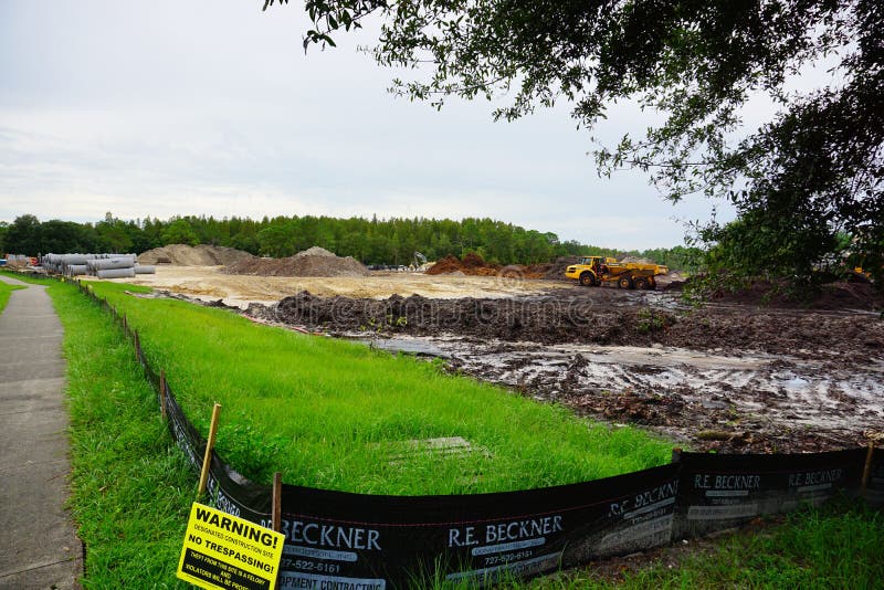 A house construction site editorial stock image. Image of architecture ...