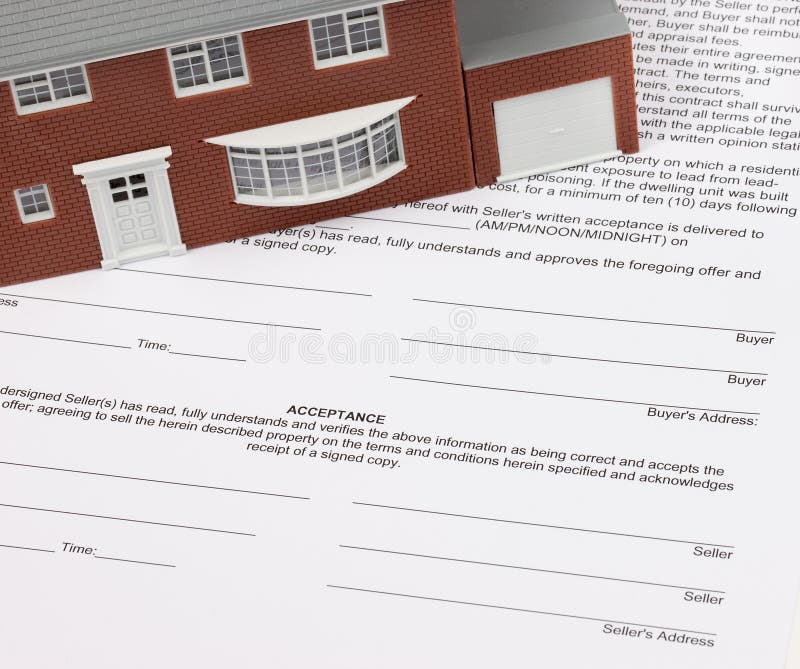 Real Estate Contract stock photo. Image of home, ownership - 13035392