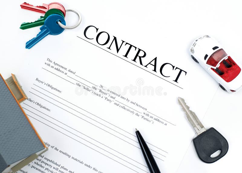 House contract stock photo. Image of estate, planning - 43695118