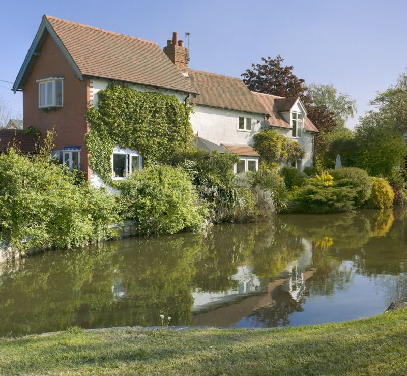 Riverside house stock photo. Image of lovely, building - 310570