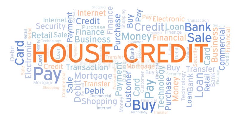 House Credit word cloud. stock illustration. Illustration of greeting ...