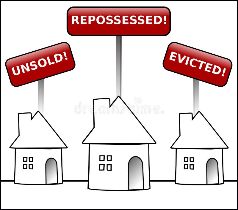 Repossessed Houses Stock Illustrations – 6 Repossessed Houses Stock ...