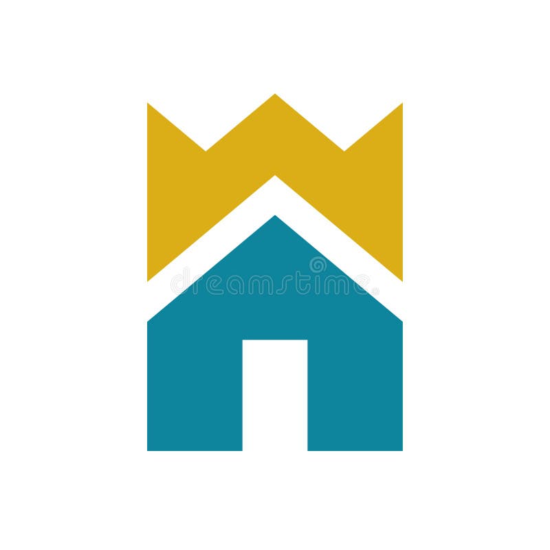 House and Crown Logo Icon Design Template Elements - Vector Stock ...