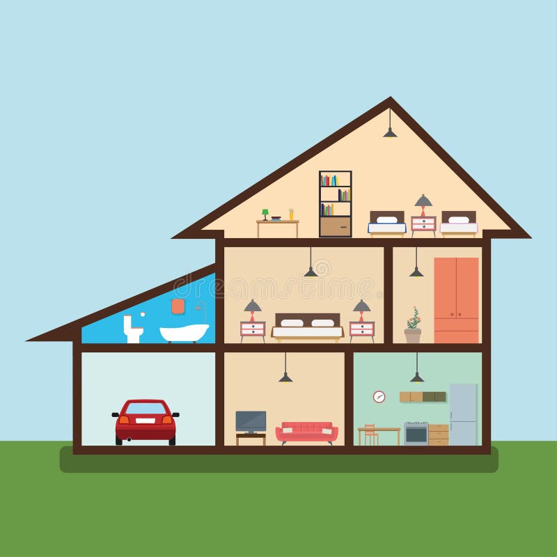 House Cut View Vector Stock Illustrations – 1,681 House Cut View Vector ...